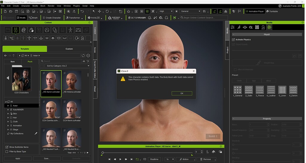 CC5 Character Physics - General - Reallusion Forum | Community for ...
