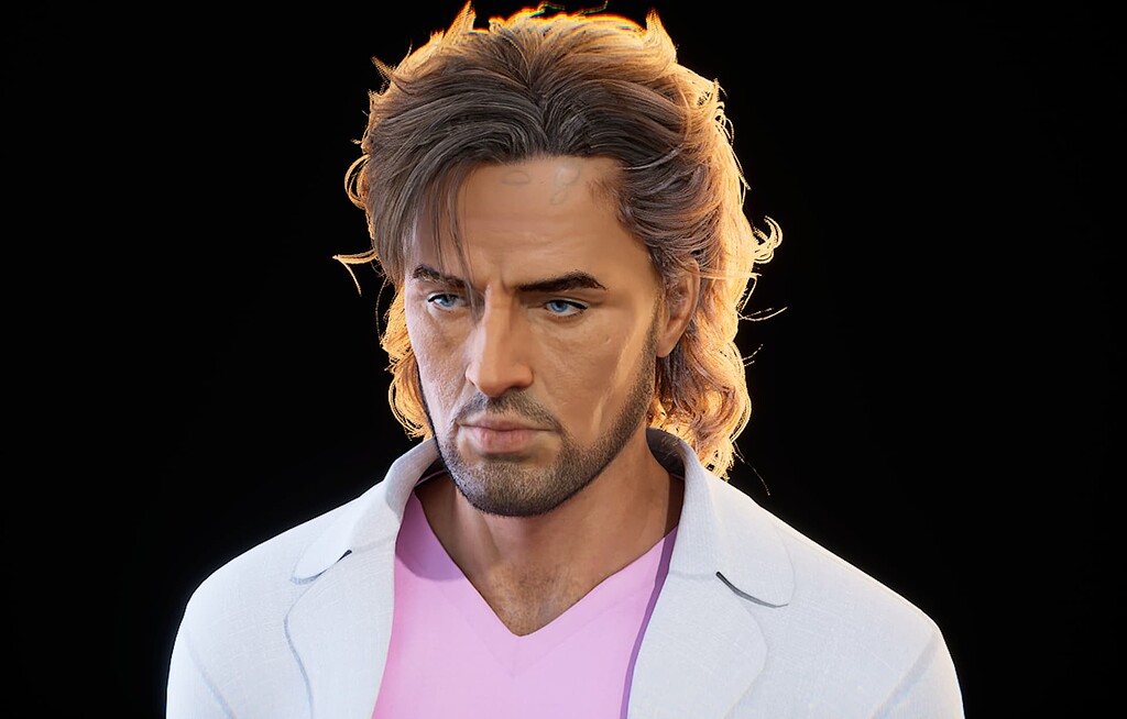 OutRun character redesign in CC5 - Animated and Rendered in UE5 ...