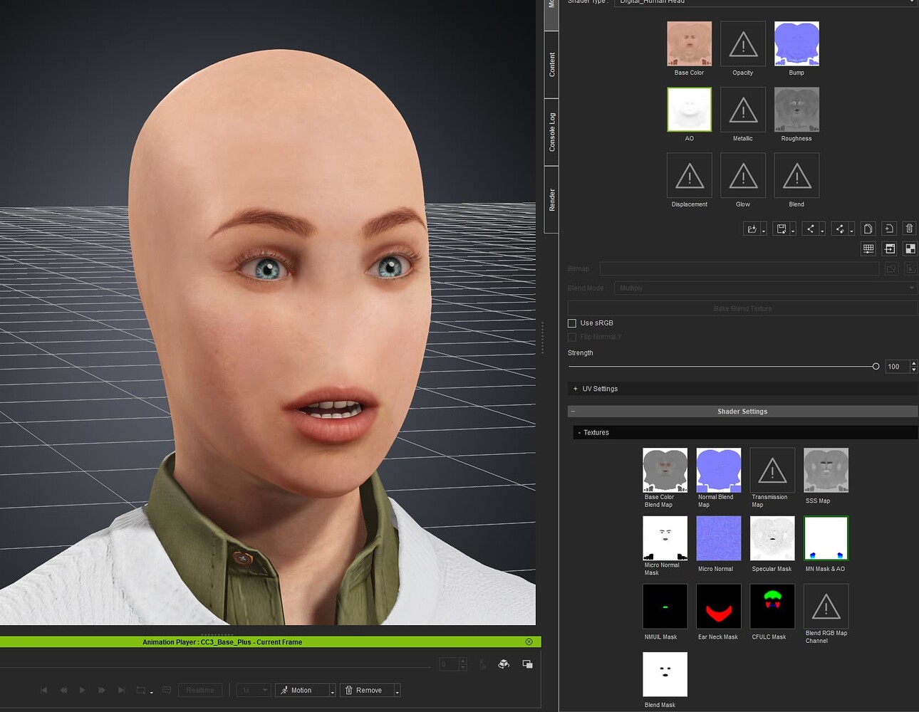 Create a fully rigged character without ears and nose - General ...