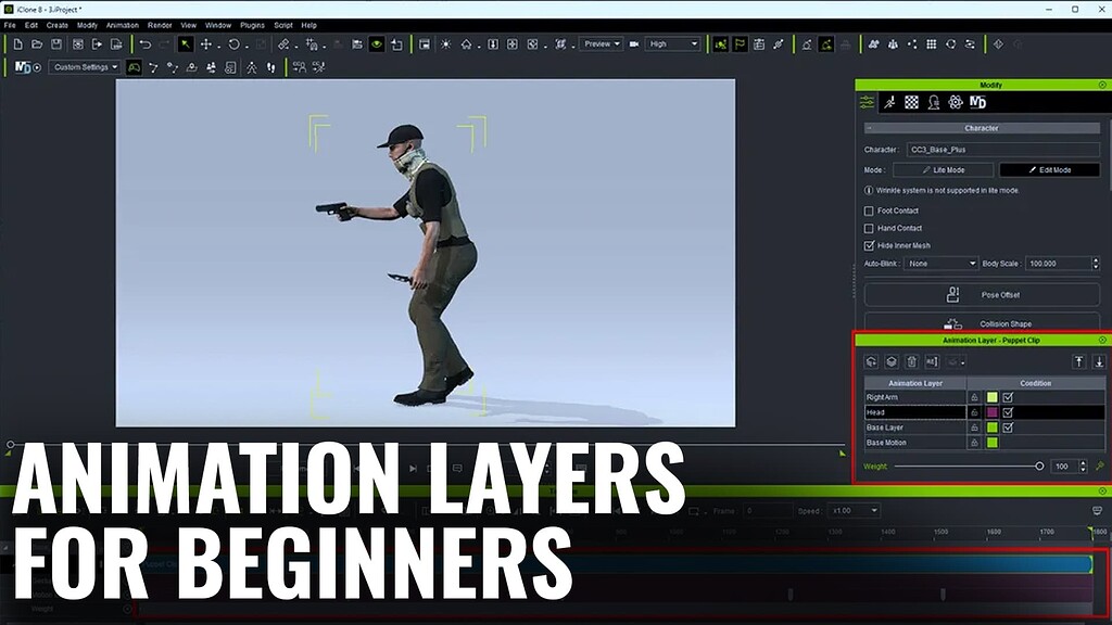 Animation Layers for Beginners - General - Reallusion Forum | Community for iClone, Character ...