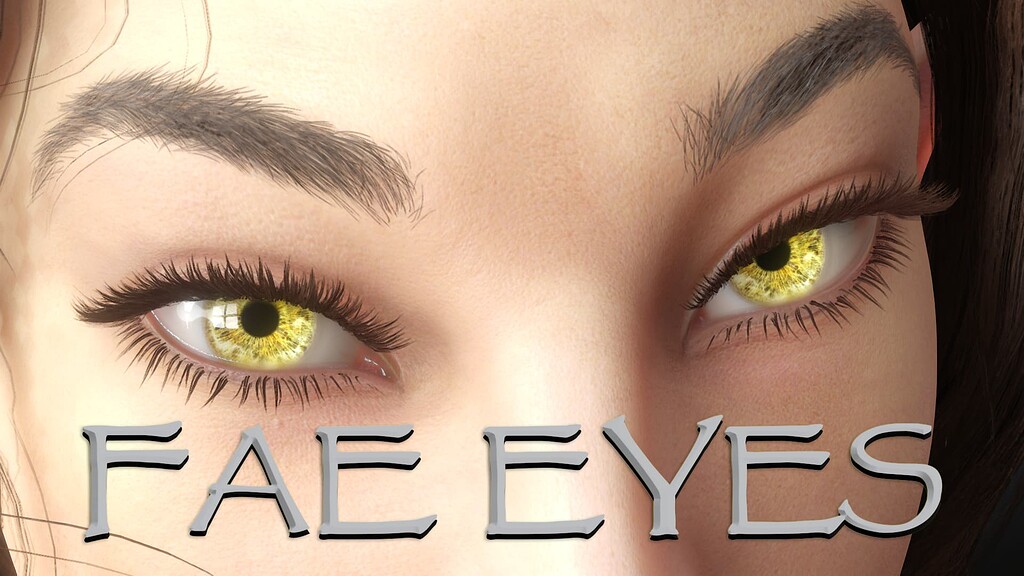 Fae Eyes for CC4/5 (60 different faerie eyes for CC4/5) - Marketplace ...