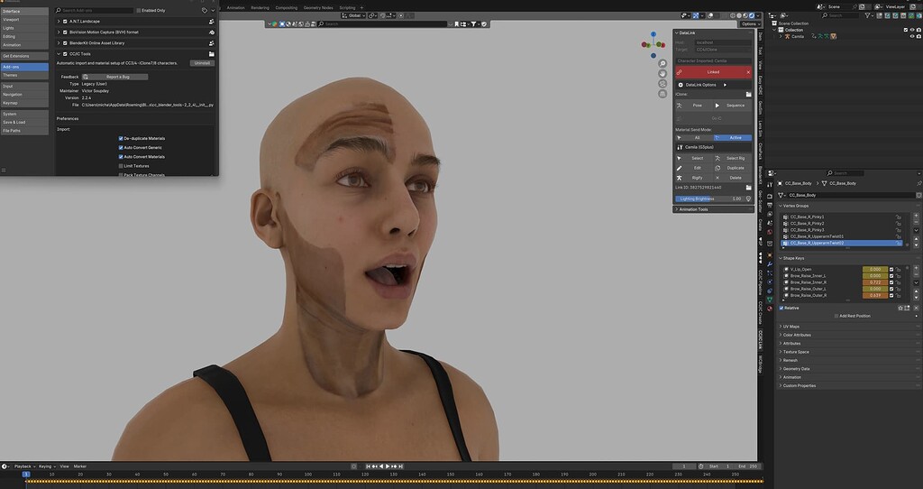 Shading Errors in Blender - Blender - Reallusion Forum | Community for iClone, Character Creator ...