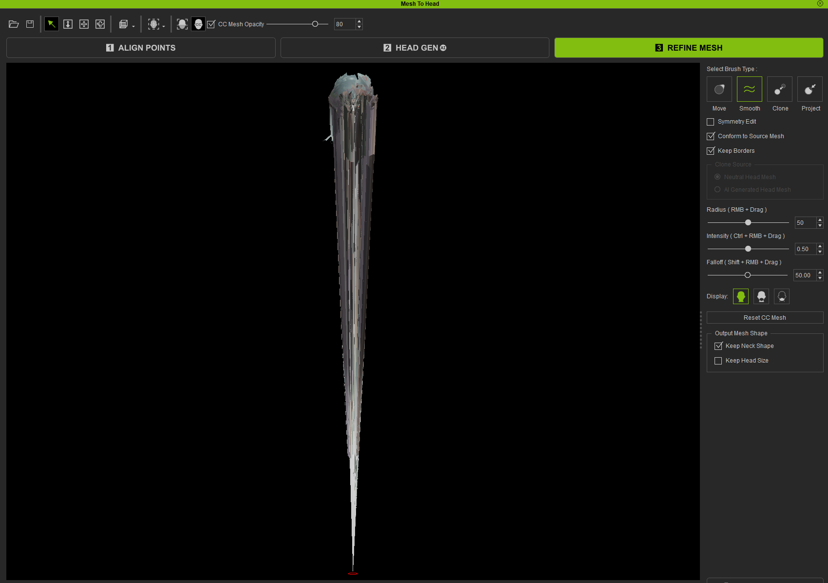 CC5 Headshot 2 garbage mesh - General - Reallusion Forum | Community ...