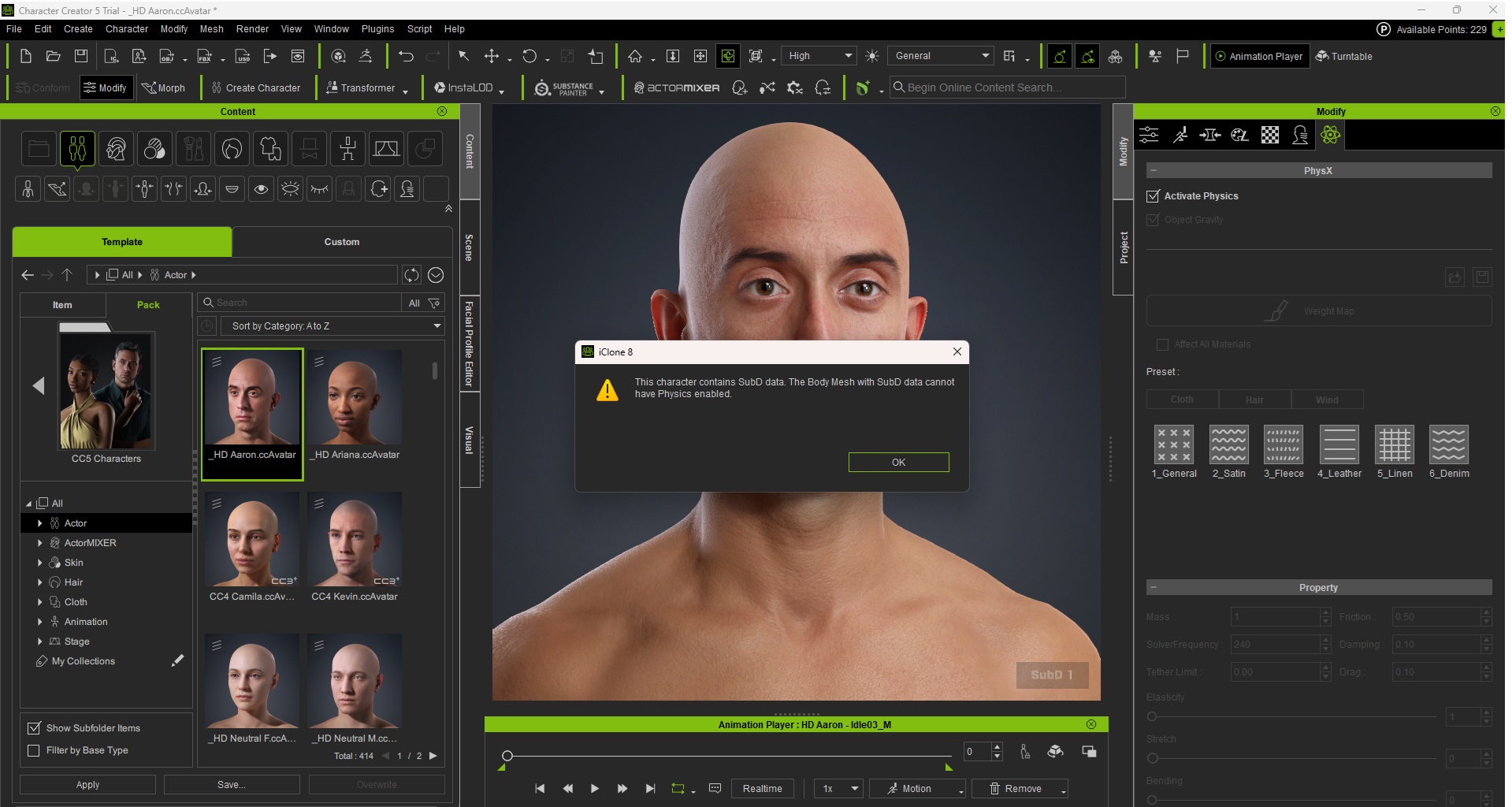 CC5 Character Physics - General - Reallusion Forum | Community for ...